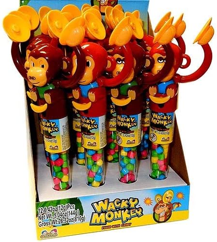 Candy Filled Wacky Monkeys 12 Count Box : Amazon.ca: Grocery & Gourmet Food