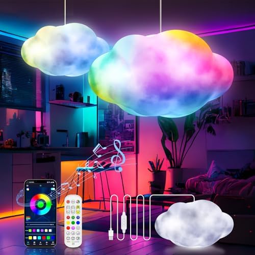 Amazon.com: FLAGTOP LED Cloud Light for Bedroom, Floating Cloud Light ...