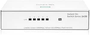 Amazon.com: HPE Networking Instant On Switch Series 1430 5-Port Gb Unmanaged Layer 2 Ethernet ...