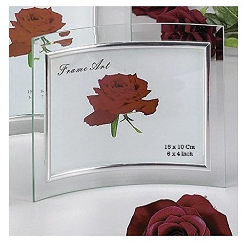Buy Mohangifts Designer Bevelled Curved Glass photo frame 4x6" Online ...