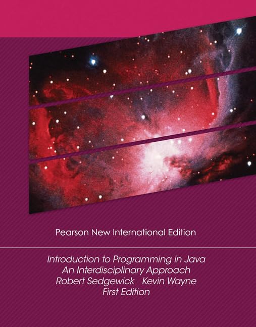 Introduction To Programming In Java An Interdisciplinary Approach