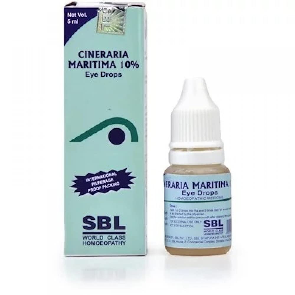 Buy SBL Cineraria Maritima(10%) Eye Drops (10ml)/Free Ujala Eye Drops ...