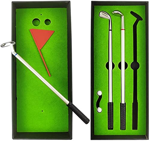 Amazon.com: Mini Desktop Golf Pen Set Funny White Elephant Gag Gifts ...