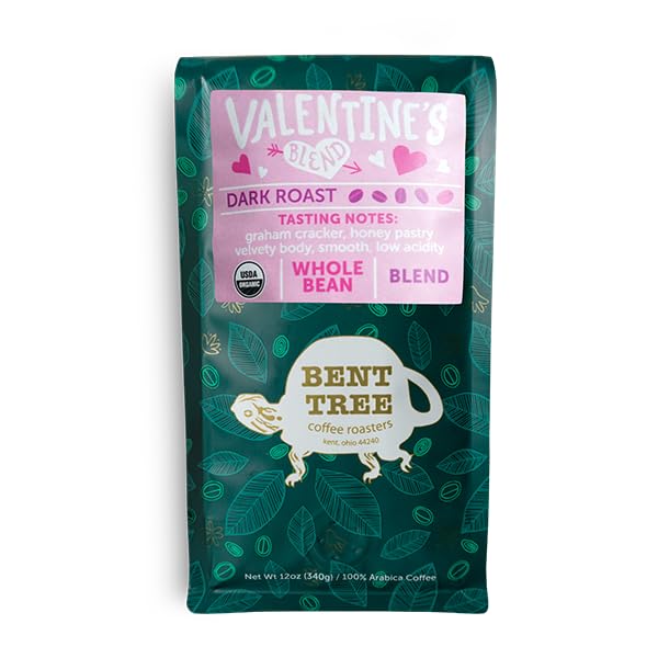 Amazon.com : Bent Tree Coffee Roasters Organic Coffee, 12oz (Valentine ...