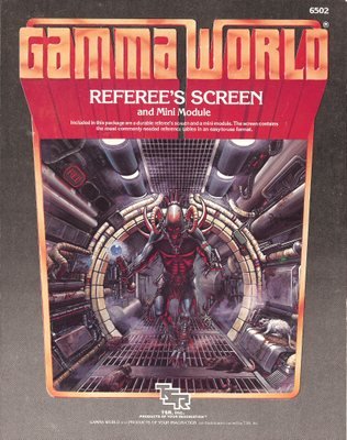 Gamma World Referee's Screen and Minimodule: Tsr: 9780394534206: Books ...