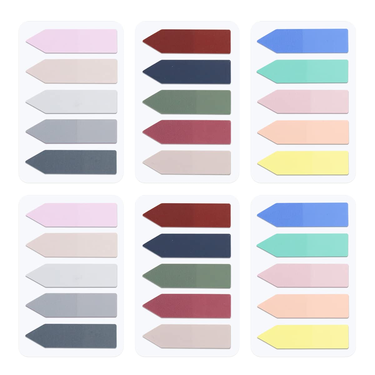 Buy 600 Pieces Page Markers Sticky Index Tabs, 15 Colors Book ...