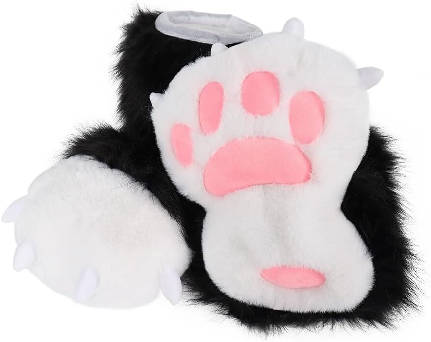 Cosplay Animal Cat Feet Paw Shoes Fursuit Paw for Adult Furry Boots ...