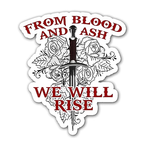 Amazon.com: From Blood And Ash Sticker, Smut Reader Stickers, Book ...