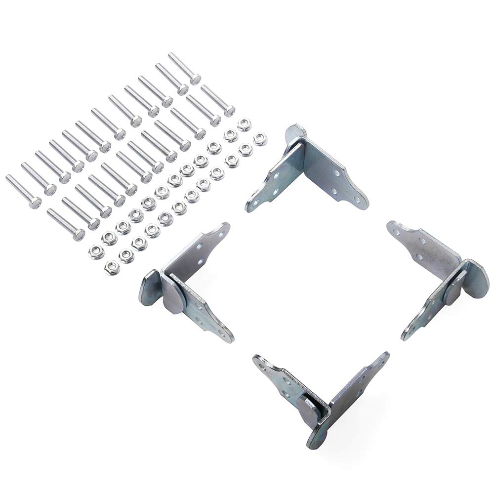 Hodenn 8pc Trailer Wood Sides Bracket Latch Rack Stake Body Gates ...