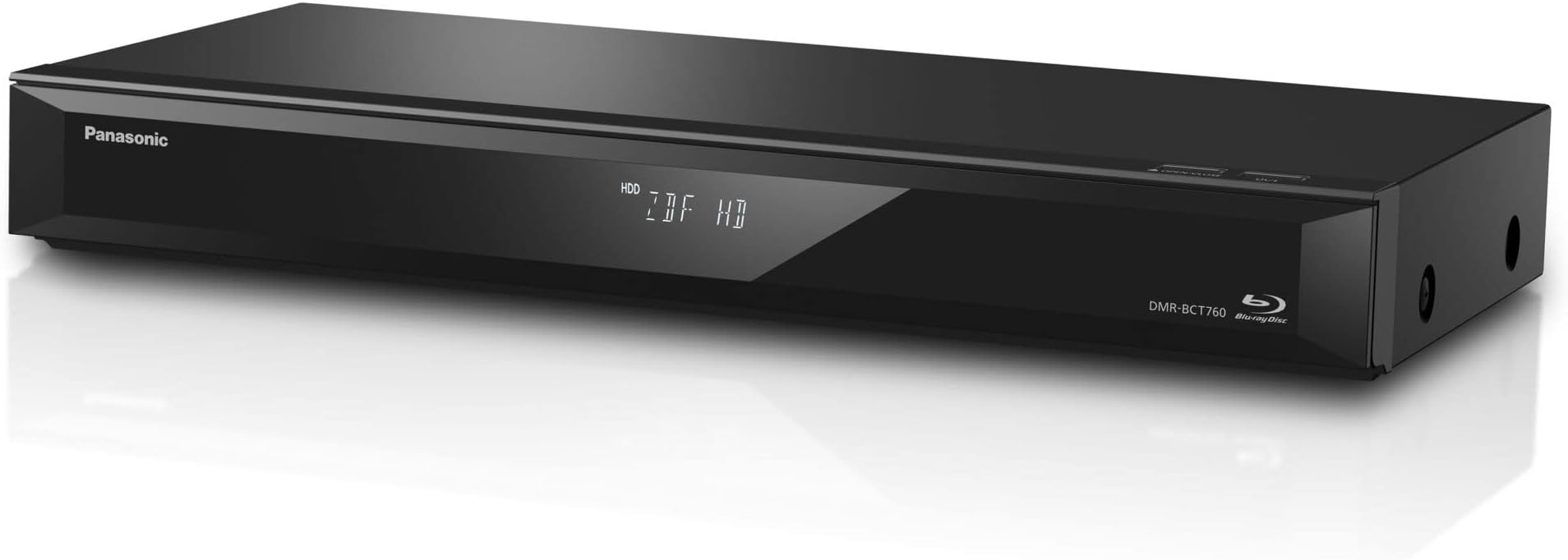 Panasonic DMR-BCT760AG Blu-Ray Player und Recorder mit Twin HD DVB-C Tuner, 500 GB Festplatte ...