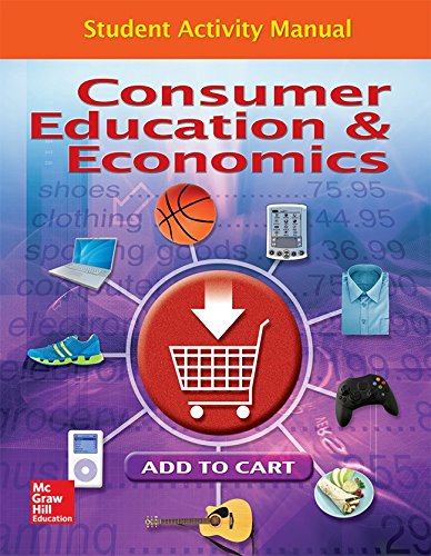 Consumer Education And Economics, Student Activity Manual (CONSUMER ...