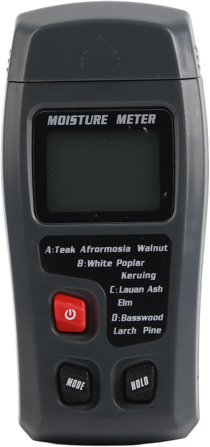 Digital Wood Moisture Meter Wood Moisture Tester 2 Pins Timber Lumber ...