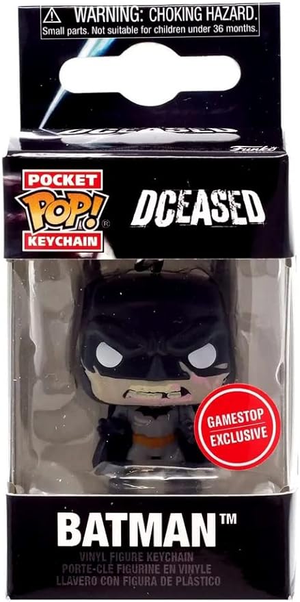 Amazon.com: Funko Dceased Batman Pocket Pop Keychain Keyring : Clothing ...