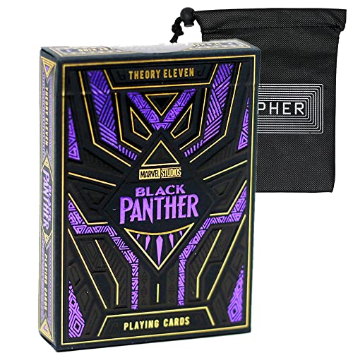 Theory 11 Black Panther Playing Cards – Premium Pker Sized Deck ...