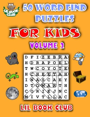 50 Word Find Puzzles for Kids Volume 2: Word Search Puzzles for ...