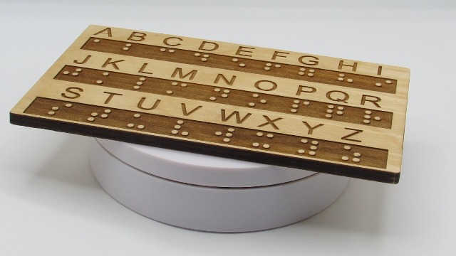 Watch Tactile Braille Alphabet Fingerboard for Learning Braille on ...