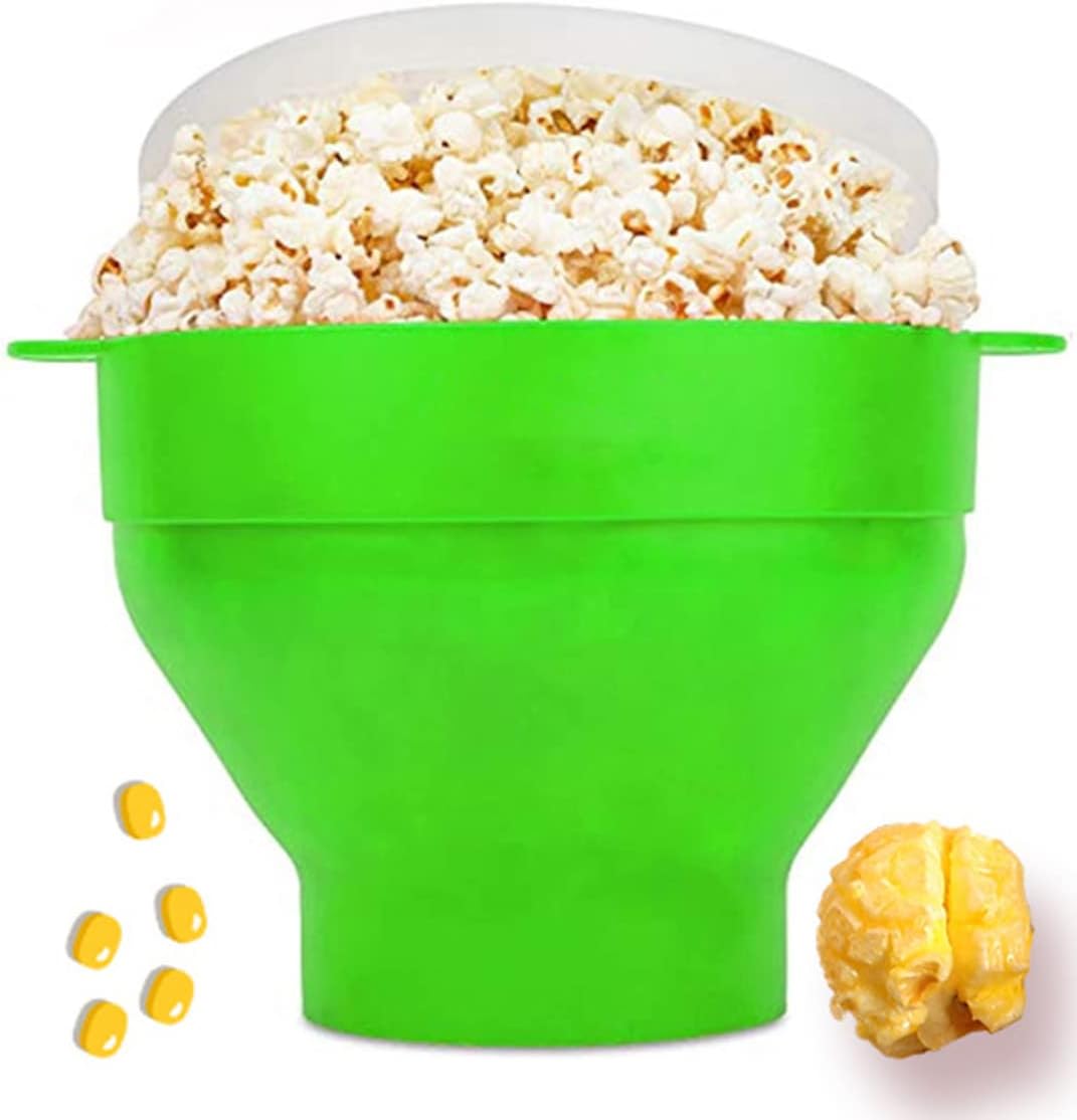 DDMMQS Silicone Microwave Popcorn Maker, Collapsible Bowl, BPA Free ...