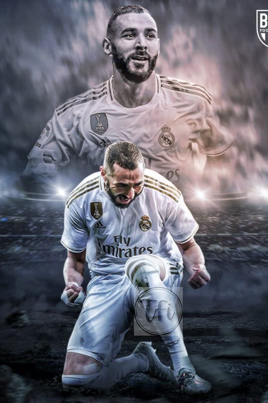 Karim Benzema Posters, Karim Benzema Posters for Room, Unframed, with ...