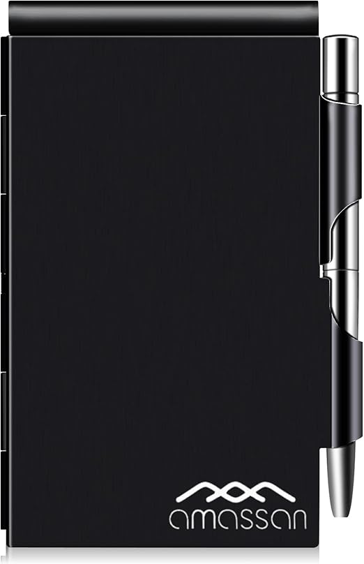 Amazon.com : Metal Small Notebook, Mini Notepad, Small Pocket Notepad ...