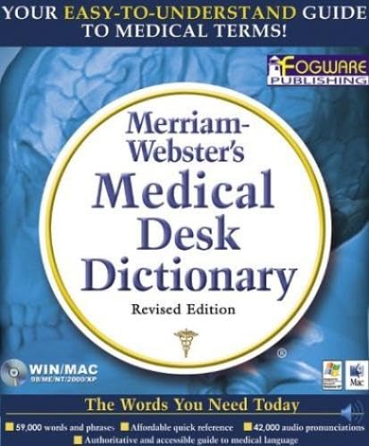 Merriam Webster's Medical Desk Dictionary: Amazon.co.uk: 9780877794738 ...
