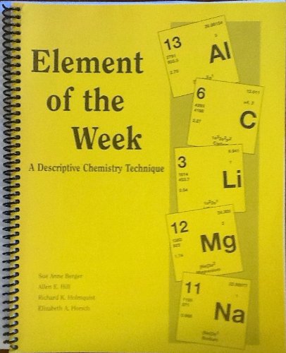 Element of the Week: Berger, Sue: Amazon.com: Books