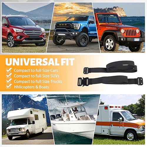 Rigid Molle Panels for Vehicles Truck Mount Rack Tactical Organizer, Black