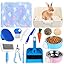 Amazon.com : Reallnaive 15 Pcs Rabbit Starter Kit Small Litter Box ...