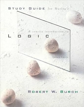 Concise Introduction to Logic (Study Guide): Hurley: 9780534520083 ...
