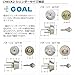 Amazon | GOAL ゴール 鍵 AD 交換用 V18ディンプルシリンダー 錠 GCY-224 シルバー 交換手順書付 GD GG GK GGP GGX GKS TDD | 補助錠・錠前