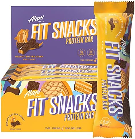 Amazon.com : Alani Nu Fit Snack Protein Bar, Gluten-Free Bars, 16g ...