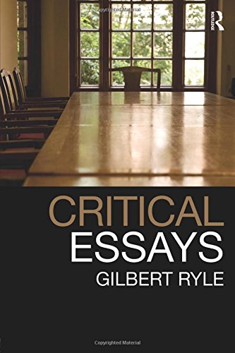 Gilbert Ryle - PhilosophyProfessor.com