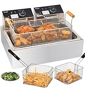 Amazon.com: Electric Deep Fryer 22.6L/24QT Stainless Steel Large ...