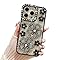 Amazon.com: Compatible with iPhone 13 Pro Max Flower Case,Cute Glitter Bling 3D Diamond Flower ...