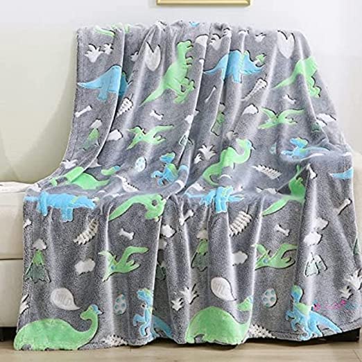 Mommas Baby Glow in The Dark Radium Blanket for Kids Super Soft & Warm ...
