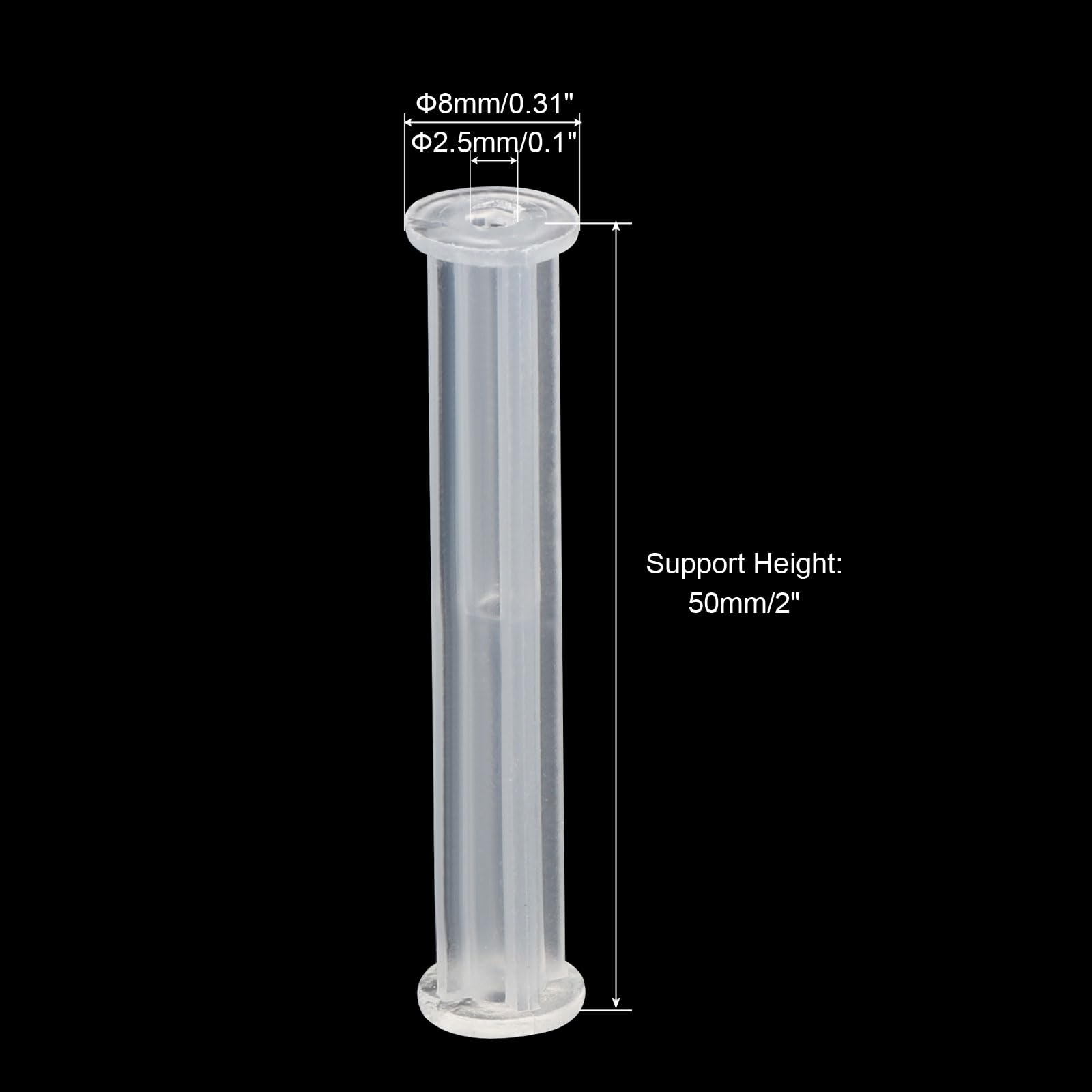 PATIKIL PCB Support Spacer, 200Pack 50mm/2″ Supporting Height Column ...