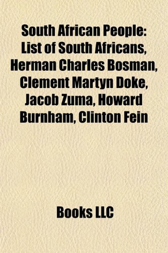 South African People: List of South Africans, Herman Charles Bosman ...