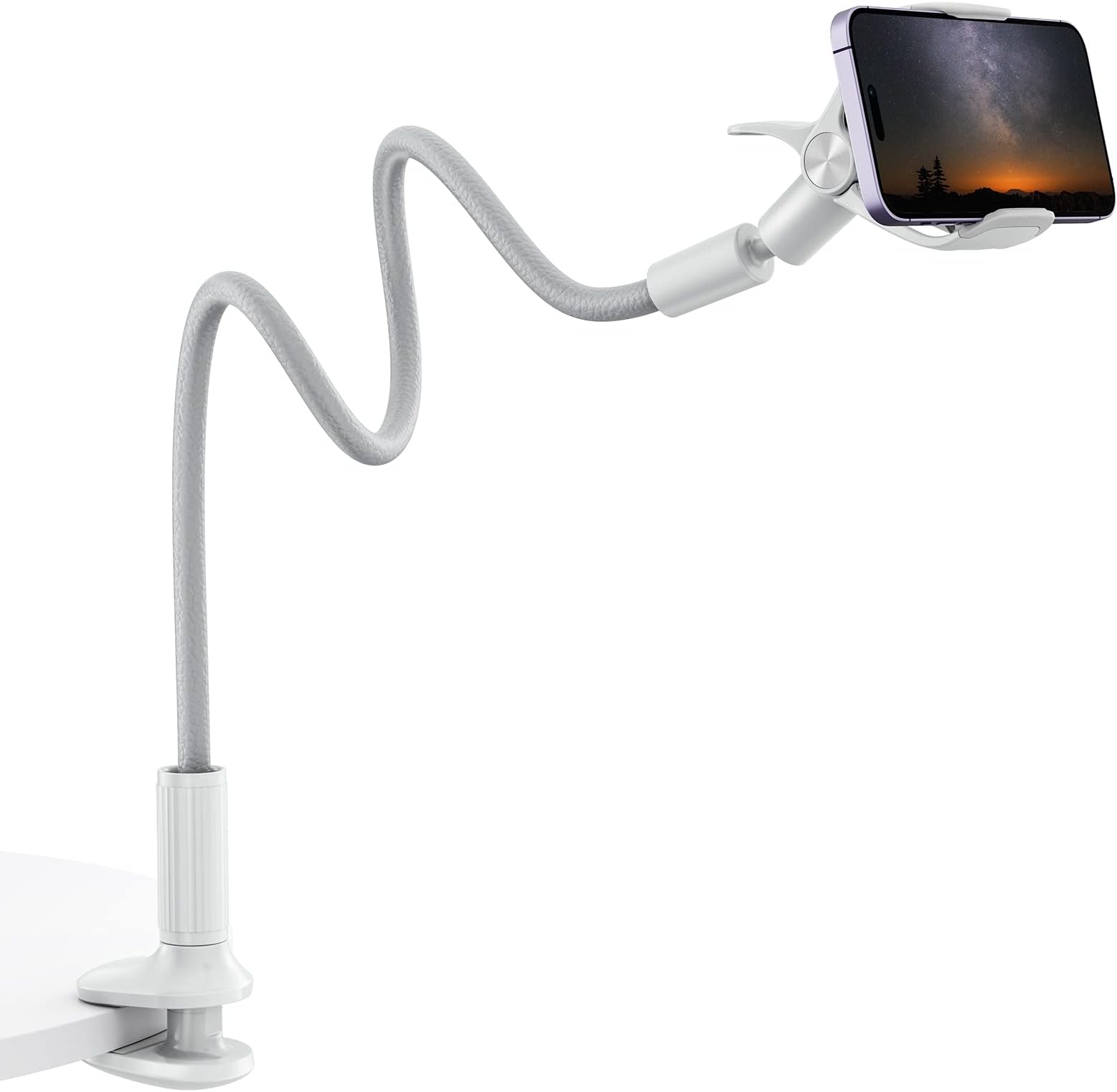 Amazon.com: SAIJI Adjustable Tablet Stand Holder + Gooseneck Stand ...