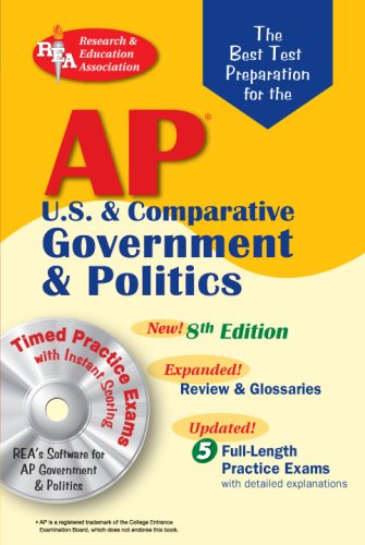Amazon.com: AP Government & Politics w/CD-ROM (REA) - The Best Test ...