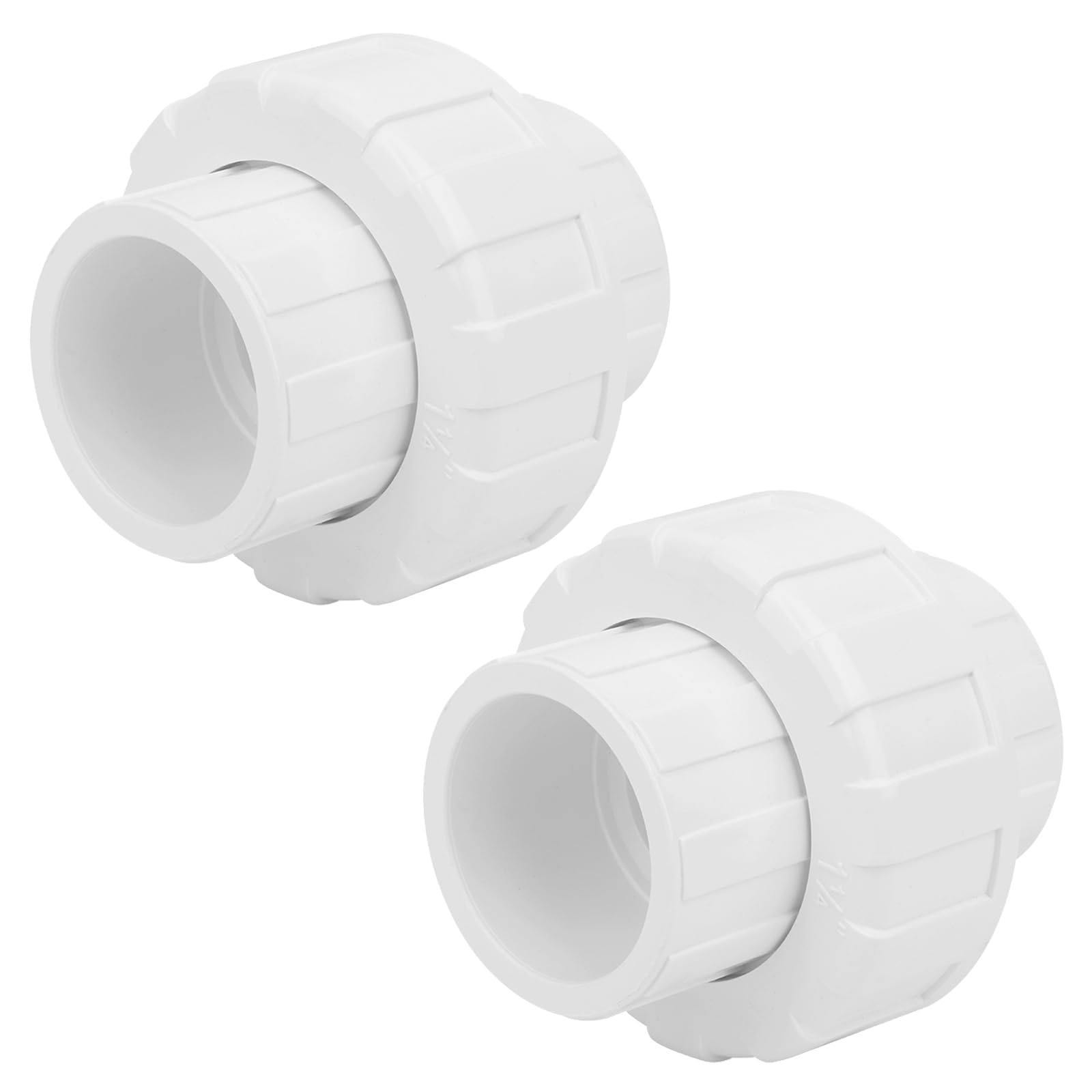 Amazon.com: 2Pcs 1-1/4" PVC Union Coupling Pipe Fitting (Socket x ...