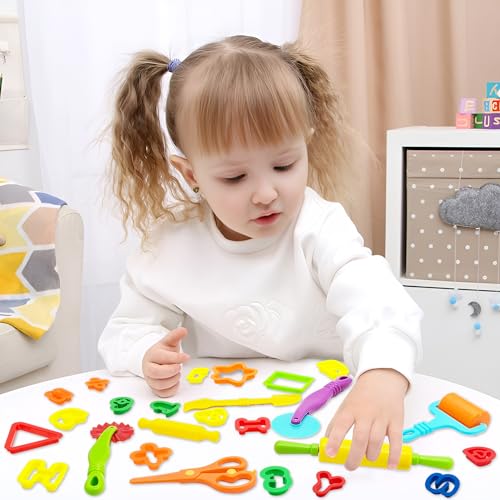 Snapklik.com : Playdough Tools 55 PCS Play Dough Tools Set For Kids ...