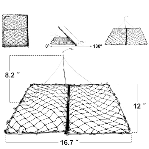 Snapklik.com : Palmyth Castable Crab Trap Hawk Foldable Crabjaw