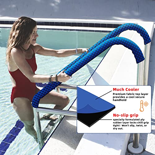 Snapklik.com : Neoprene Zippered Pool Handrail Cover 4 Feet Slip ...