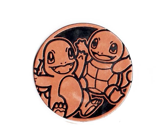 Amazon.com: Pokemon Coin - Charmander & Squirtle - 2 inch - My First ...