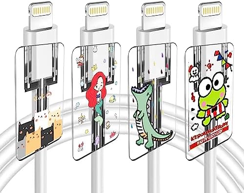 Amazon.com: Yivenbarity Cute Phone Charger Protector with Kawaii Design ...