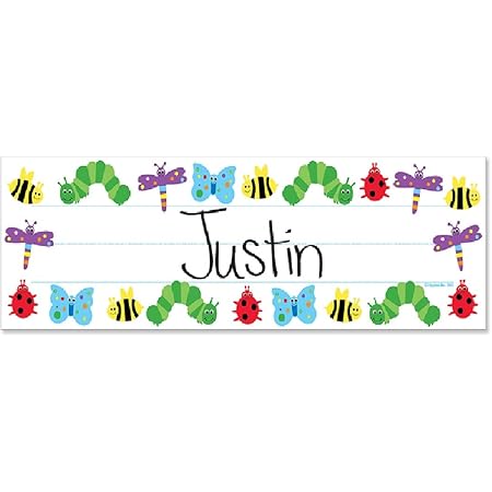 Amazon.com: Hygloss Products Bugs Self Adhesive Kids Name Tags – 3.5 x ...