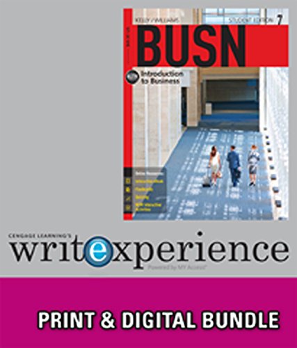 Amazon.co.jp: Bundle: BUSN 7 + Cengage Learning Write Experience 2.0 ...