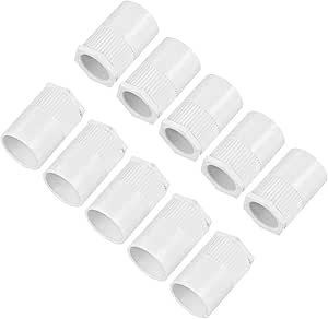 MECCANIXITY 5PCS Conduit Adaptor Male PVC Lock Nut for 25mm Tube Dia ...