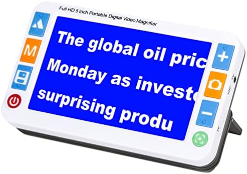 Amazon.com: Portable Digital Video Magnifier Electronic Reading Aid 5.0 ...