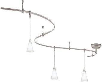 Alfa Lighting 55700-STN-OPL 150W MonoTrack 3 Light Kit with P30 ...