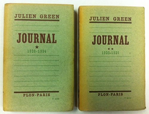 Julien Green Journal 1928 - 1934 and 1935 - 1939 (Plon - Paris) 2 ...